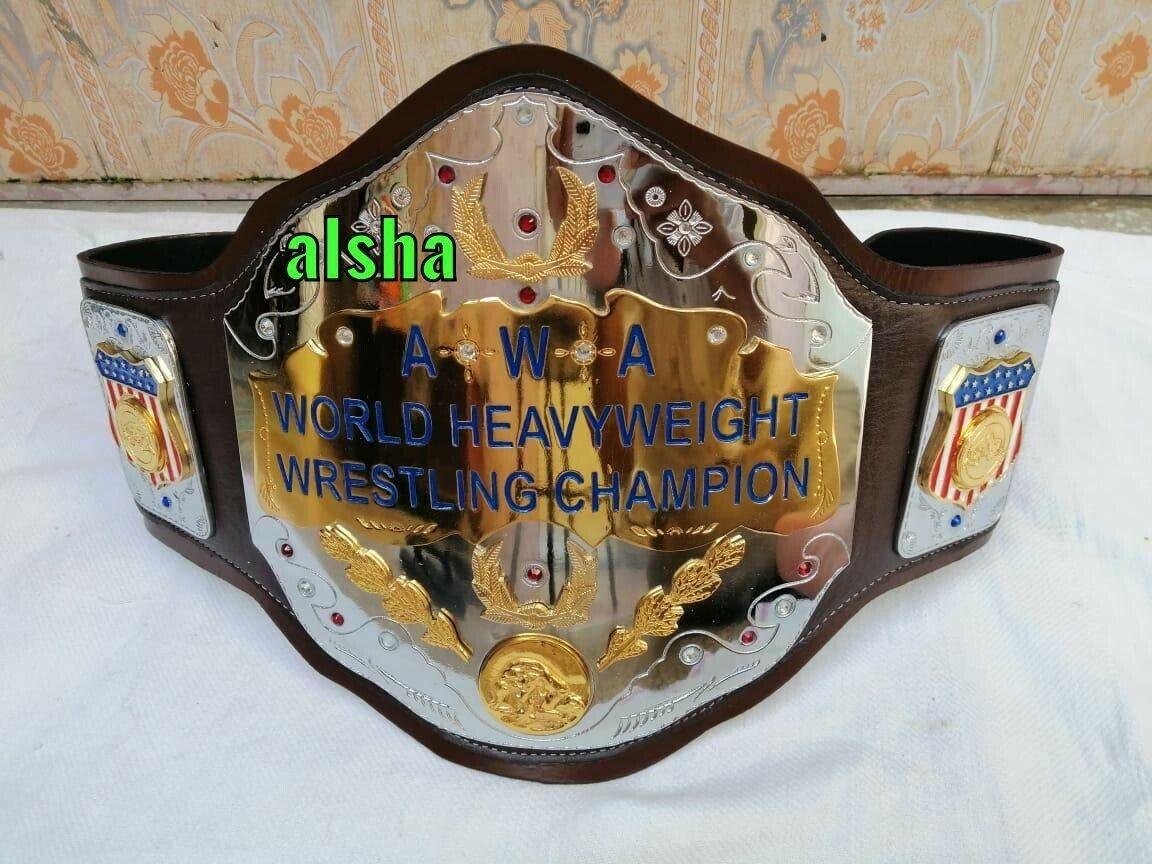 AWA INMATE HEAVYWEIGHT REPLICA Championship Belt - Gear Hikes Team