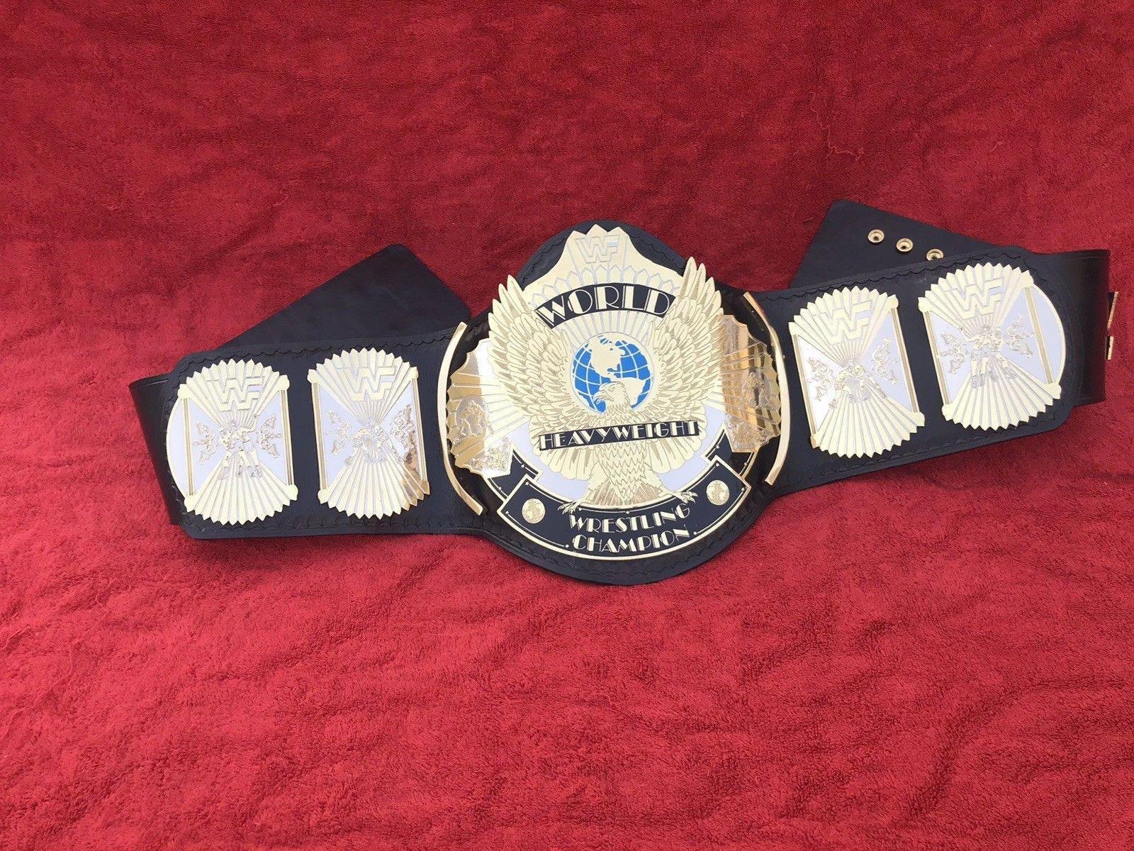 WWF WINGED EAGLE DUAL PLATED Brass Championship Title Belt - Gear Hikes ...
